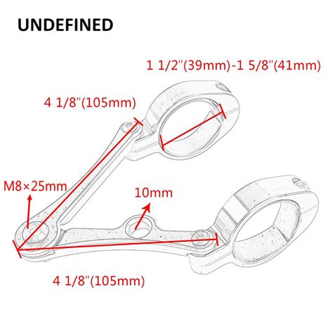 Motorrad Scheinwerfer Halterung 39mm 41mm Gabel Ro Vicedeal