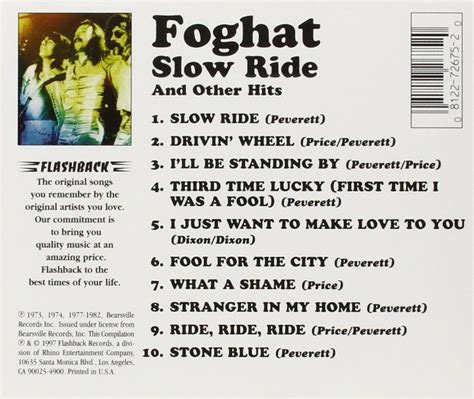 120000 Classic Rock Album Covers Database 1948 2026 Foghat Slow