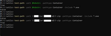 Test Path Always Returns False Searched First Really Powershell