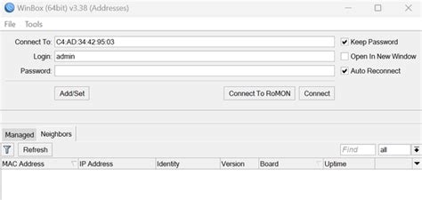 I Am Having Trouble Login In To Mikrotik Winbox Is Not Detecting My Mikrotik R Mikrotik