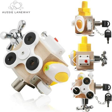 Sensory Busy Cube Montessori Learning Aussie Laneway