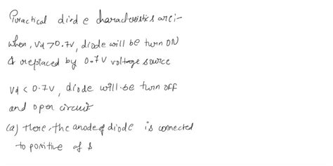 VIDEO Solution 2 Consider The Diode Circuits Below Plot The Input Output Characteristics