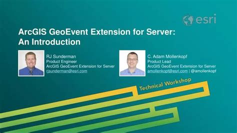 ppt arcgis geoevent extension for server an introduction powerpoint