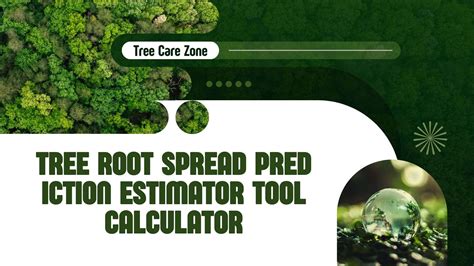 Tree Root Spread Prediction Estimator Tool Calculator Guide