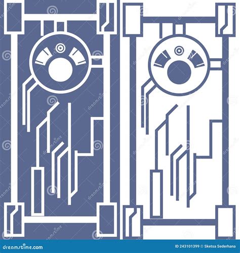 Curse In Boruto Characters Eyes Vector Illustration Cartoondealer