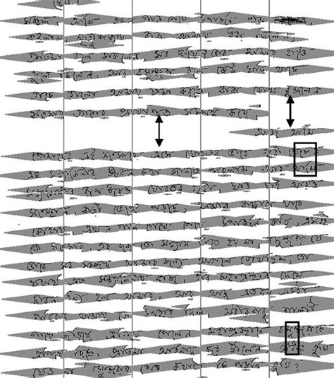 Variations In Text Line Spacing In A Handwritten Document Are Download Scientific Diagram