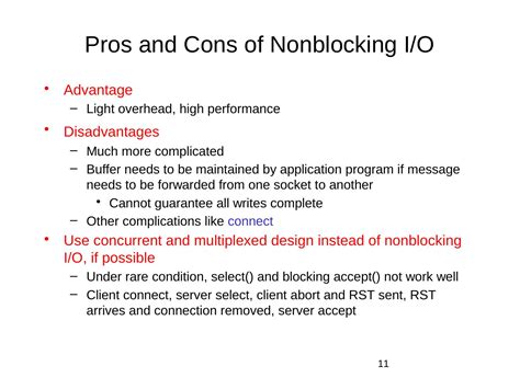 Nonblocking IO