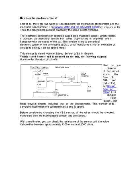 How Does The Speedometer Work Pdf Fuse Electrical Inductor