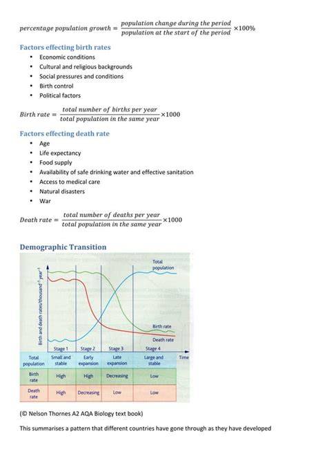 Unit 4 Revision Notes Pdf Geography Science
