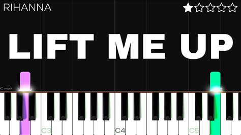 Rihanna Lift Me Up Easy Piano Tutorial Acordes Chordify