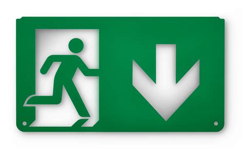 Philips Exit Sign IK No Protection