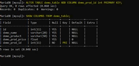 How To Add Column In Mariadb 5 Examples