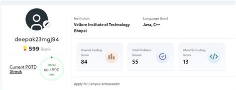 tackled 50 problems on geeksforgeeks deepak kumar b s posted on the