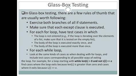 Python Session 32 Glass Box Testing White Box Testing Clear Box