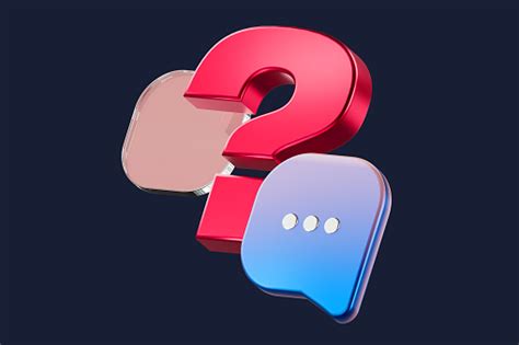 3d 물음표 아이콘 서명 또는 솔루션 정보 요청 말풍선 개념에 대한 질문 질문 답변 기호 또는 문제가 있습니다 3d 렌더링 0명에 대한 스톡 벡터 아트 및 기타 이미지