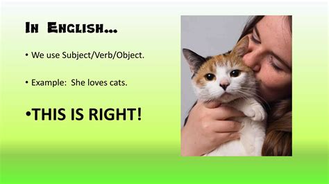 Subject Verb Object Lesson Pptx