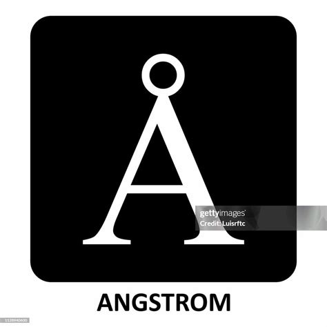Angstrom Symbol Illustration High Res Vector Graphic Getty Images
