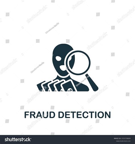 Fraud Detection Icon Monochrome Simple Fintech Stock Vector Royalty Free 2155739009 Shutterstock