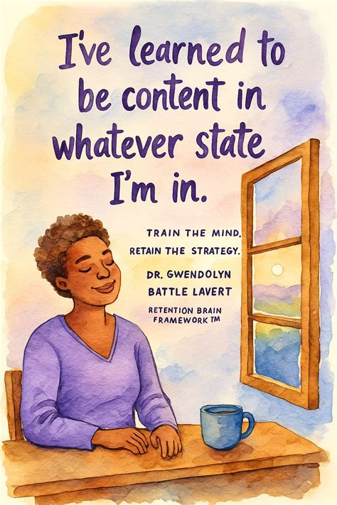 Peace Is A Decision Not A Destination Ive Learned To Be Content In