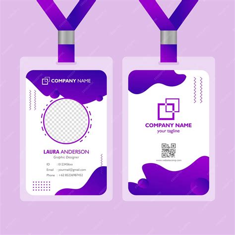 Premium Vector Id Card Design Template