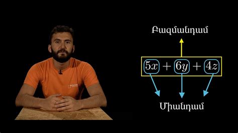 Հանրահաշիվ 7 րդ դասարան դաս 2 Միանդամ Youtube