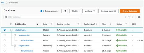 在 Amazon Aurora Global Database 中使用写入转发构建全球分布式 Mysql 应用程序 亚马逊aws官方博客