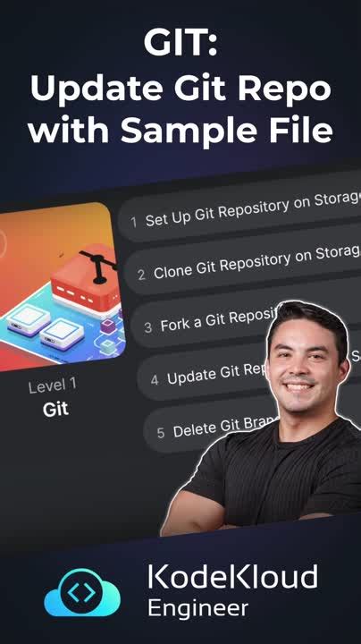 Kodekloud On Linkedin Watch Our Latest Video On How To Update Git Repo