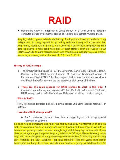 Raid Script Pdf Data Computing