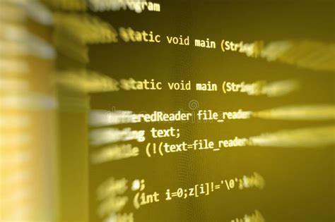 Coding Programming Source Code Screen Colorful Abstract Data Display