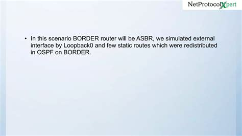 Ospf External Route Summarization Ppt