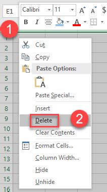 Delete Infinite Rows Columns In Excel Google Sheets Automate Excel