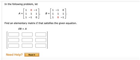 Solved In The Following Problem Let Chegg