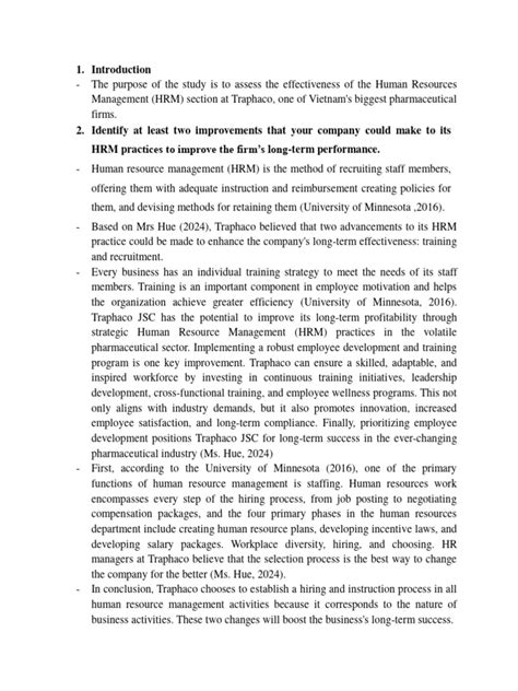 Hrm Final Pdf Human Resource Management Employee Retention