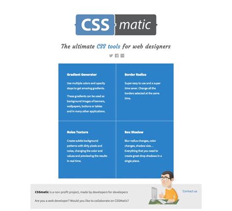 the ultimate css tools for web designers cssmatic