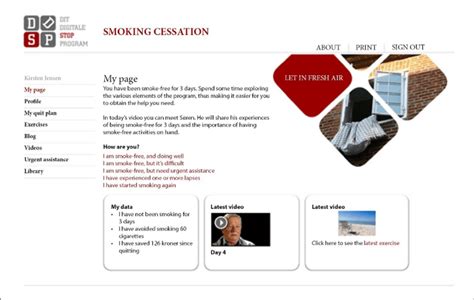 My Page In Ddsp Translated Into English Ddsp Dit Digitale Stopprogram Download Scientific