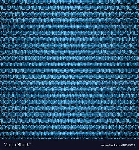 Abstract Blue Binary Computer Code Technology Data
