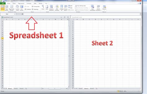 Excell Spreadsheets For How Do I View Two Excel Spreadsheets At A Time