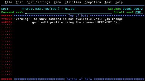 Viewedit Options Tso Ispf Tutorial