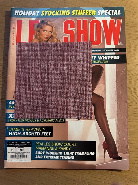 Leg Show Magazine Dec Etsy