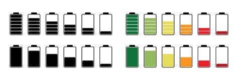 배터리 충전 충전 표시기 벡터 아이콘 레벨 배터리 에너지 가 강력하게 가득 찼습니다 전원 이내 상태 배터리 설정 로고 충전 수준