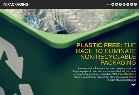 Plastic Free The Race To Eliminate Non Recyclable Packaging Inside Packaging Issue 40 May
