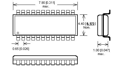 AP1 TSSOP24 ZIF 170mil DDS Electronics