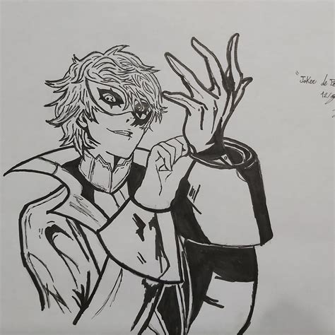 How To Draw Joker From Persona 5 Step By Step