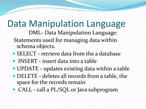 Sql Structured Query Language Introduction Pptx Databases