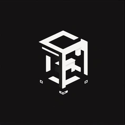 A White Cube With The Letters E And The Number 2 On It Premium Ai Generated Image