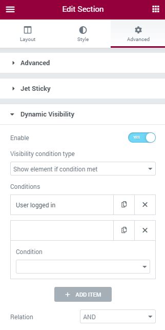 Dynamic Visibility Overview — Jetengine Crocoblock