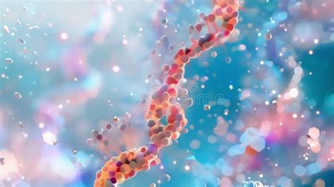 A Vibrant Image Of Gene Expression Through Rna With Different Types Of