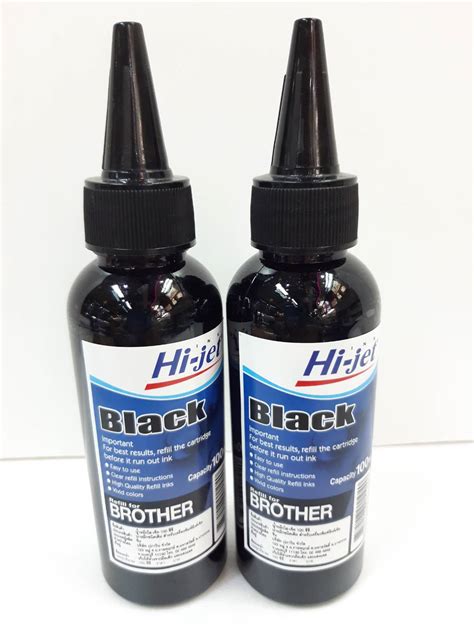 ไฮเจ็ท Brother หมึกเติม ชุด 2ขวด สีดำ 100 Ml สำหรับเครื่องพิมพ์อิงค์เจ็ท Laser And Ink Thaipick