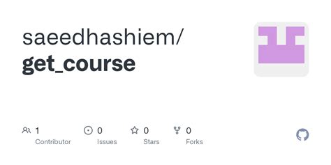Github Saeedhashiemgetcourse