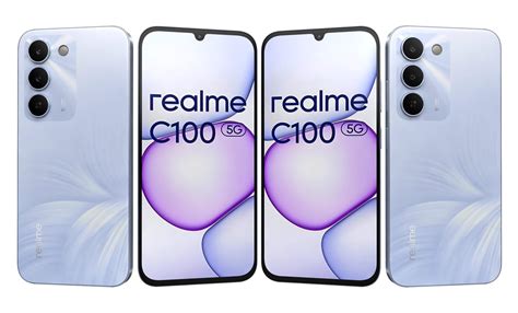 Realme C100 5g Blue 3d Model By Reverart